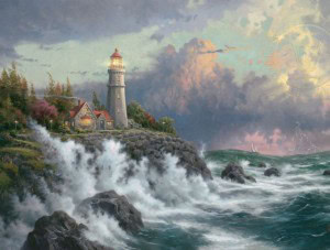 The Role Of Light In Kinkade’s Lighthouse Paintings – Thomas Kinkade ...
