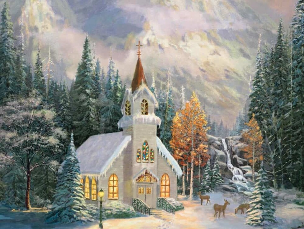 Church Paintings – Wall Art & Prints – Thomas Kinkade Gallery Of ...