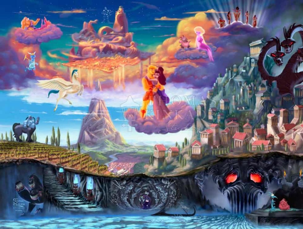 Disney Art – Paintings & Prints – Thomas Kinkade Gallery Of Murfreesboro