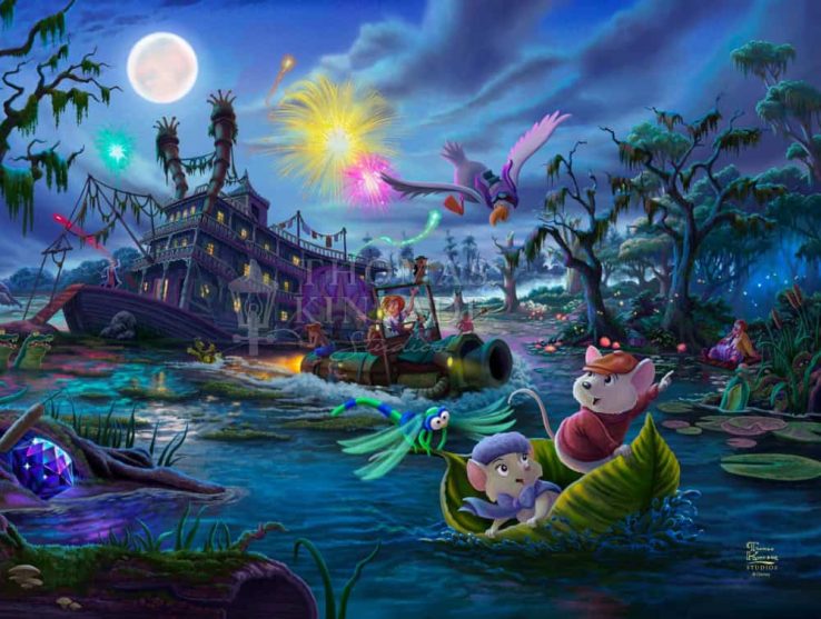 Licensed Disney Art From Thomas Kinkade Gallery Of Murfreesboro