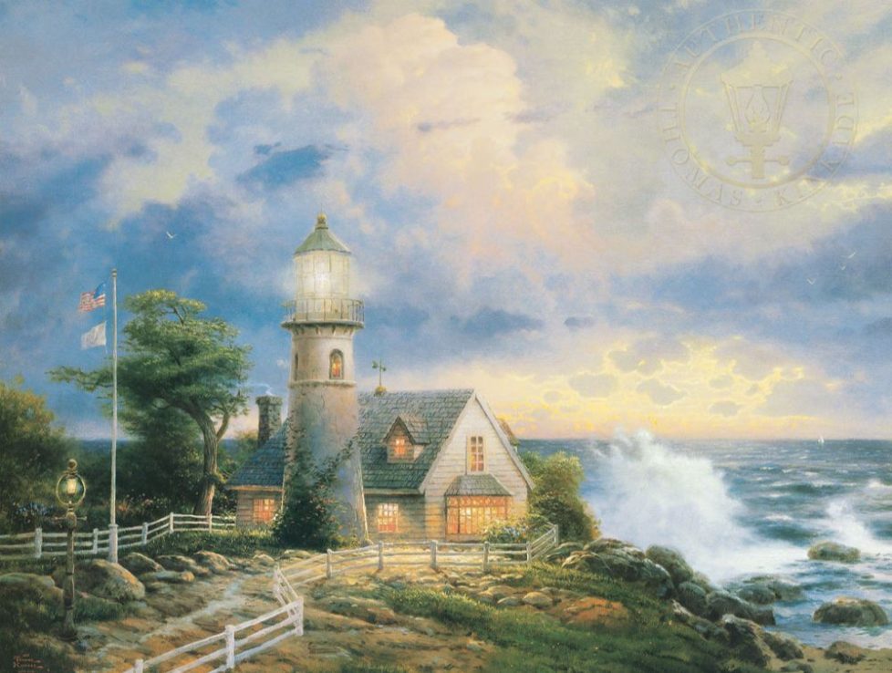 5 Thomas Kinkade Lighthouse Paintings Every Collector Should See ...
